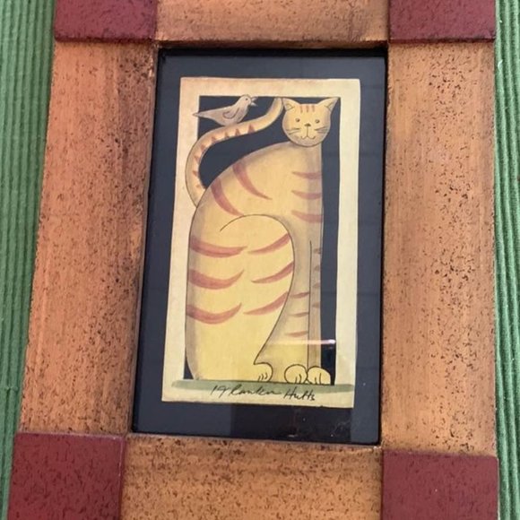 Art | Sitting Cat Scherenschnitte Scissors Cutting Framed Wall Art ...